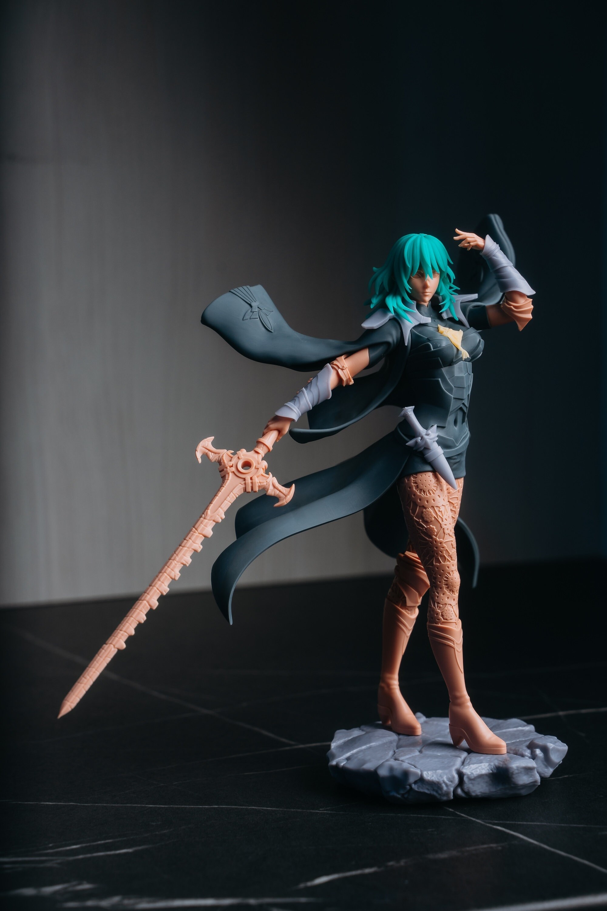 Byleth_ fire Emblem_fan Art / Sculpture Unpainted or Completely Painted ...