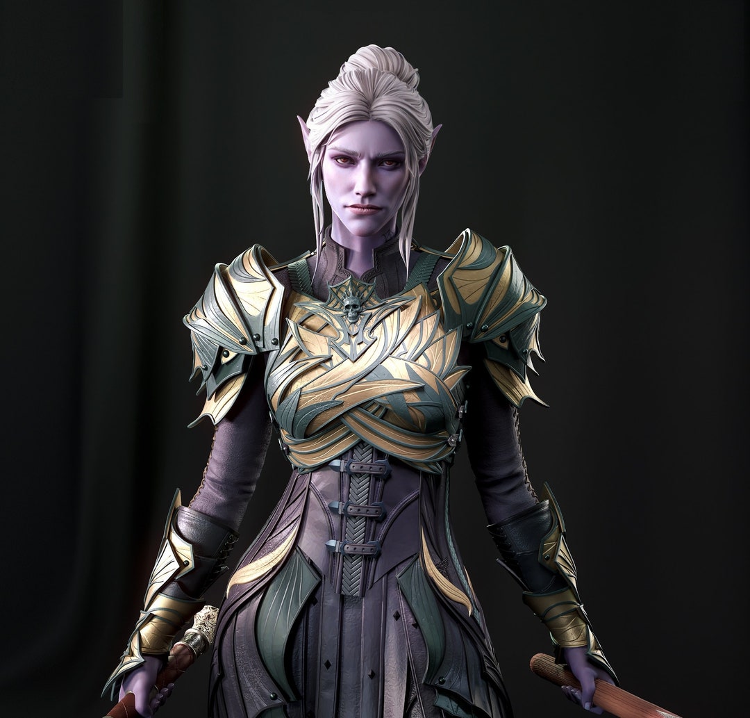 Minthara bg3_fan Art / Sculpture Unpainted or Completely Painted scale ...