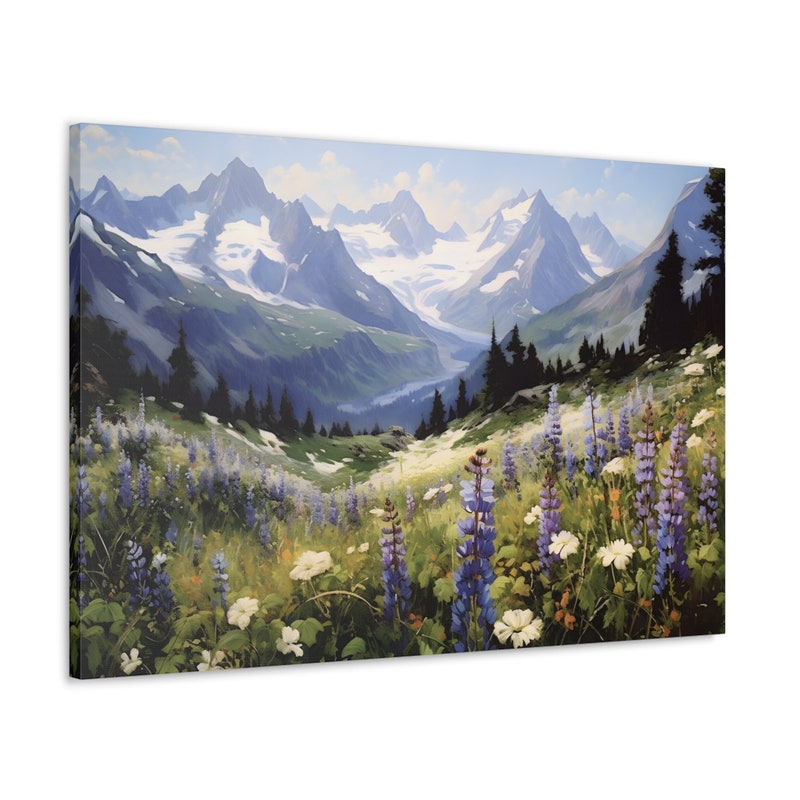 Alpine Painting - Etsy