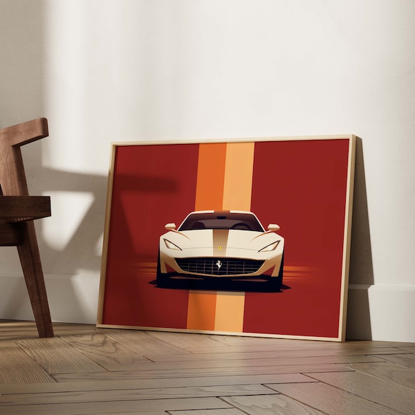 Ferrari Roma Poster - Etsy