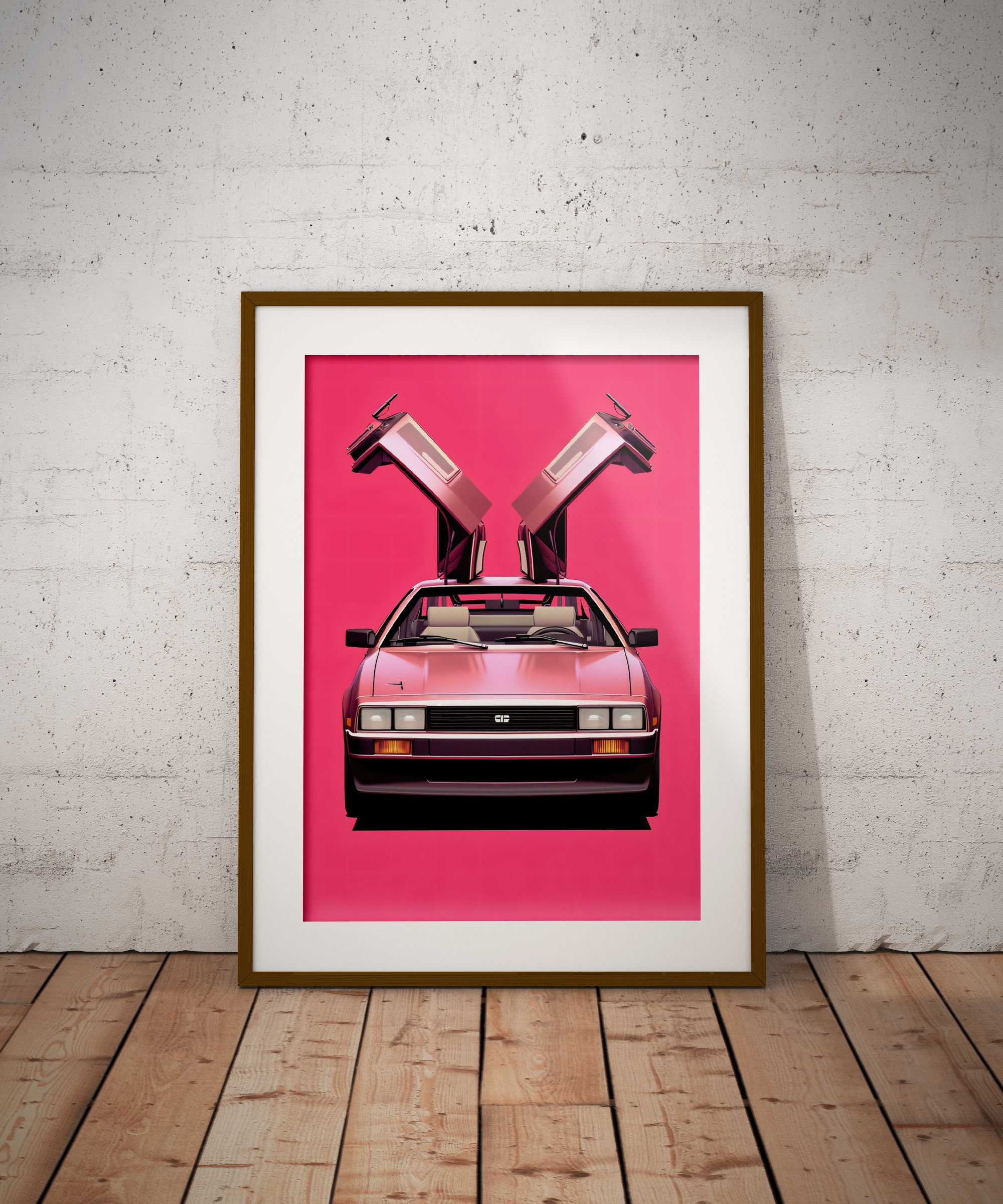 Digital Poster DMC Delorean Art Prints Iconic Time Machine - Etsy