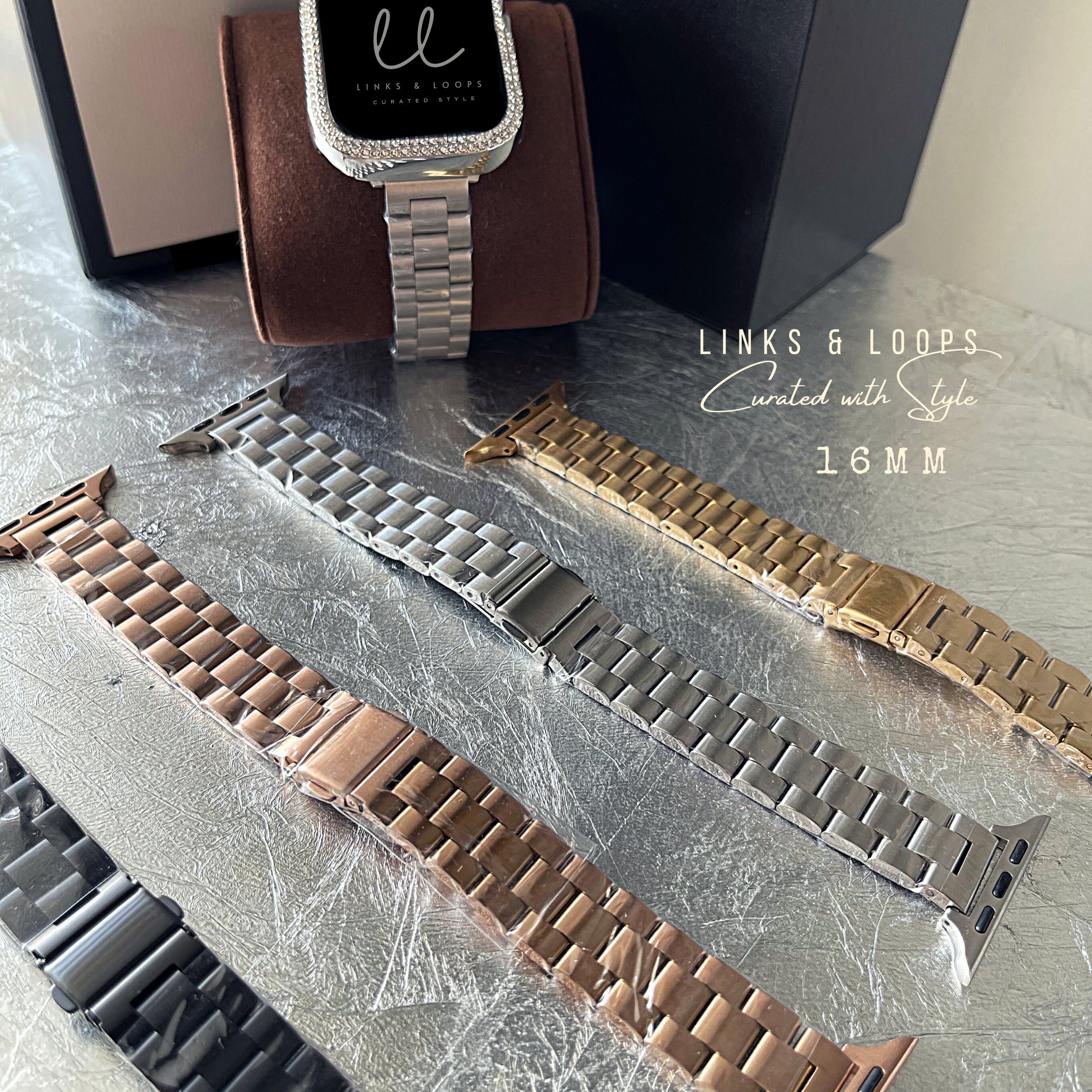 Women Luxury Apple Watch Band 38m 40mm 41mm 42mm 44mm 45mm 49mm Apple ...