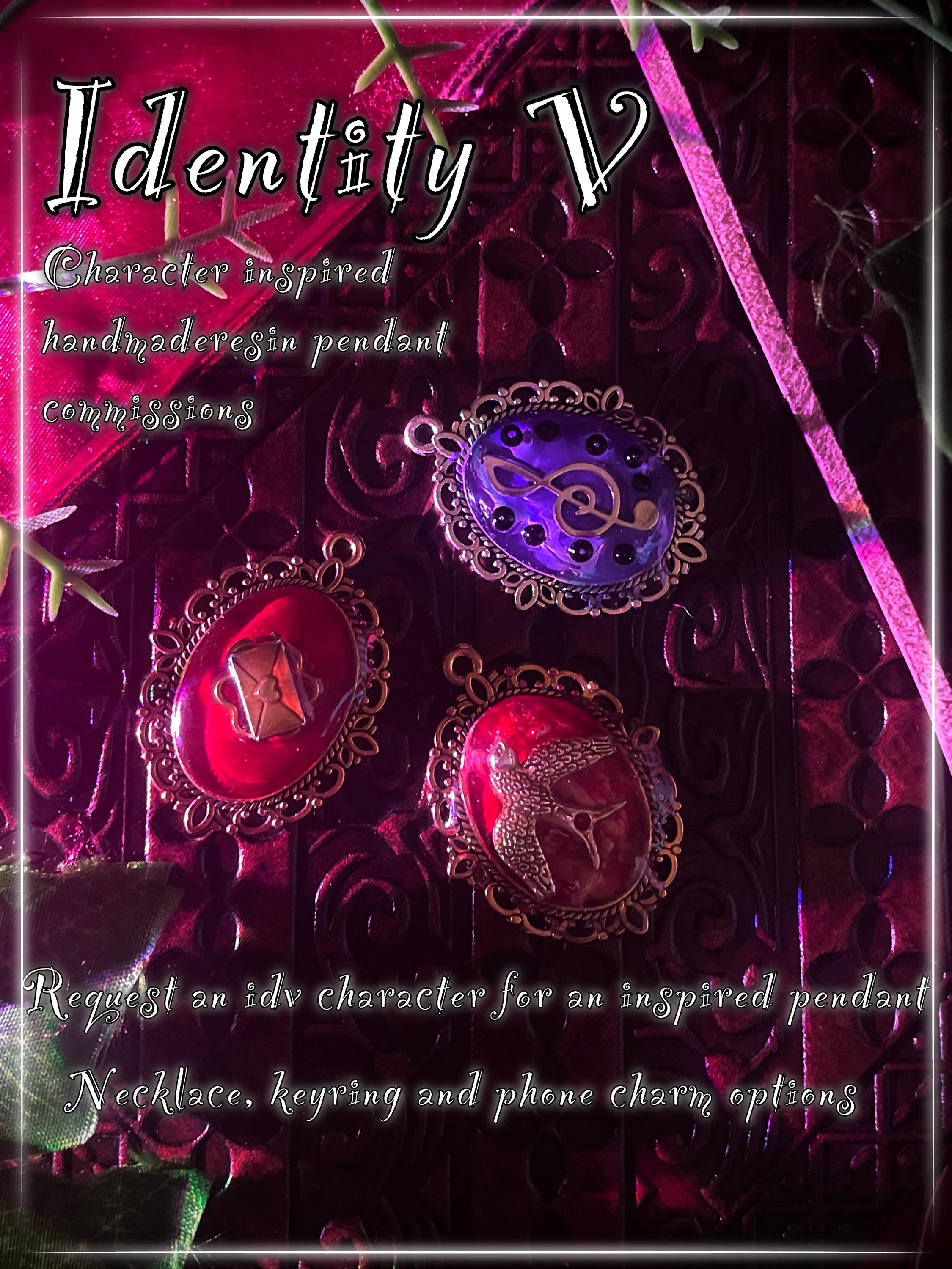 Identity V IDV Inspired Hunter/survivor Custom Resin Frame Pendant ...