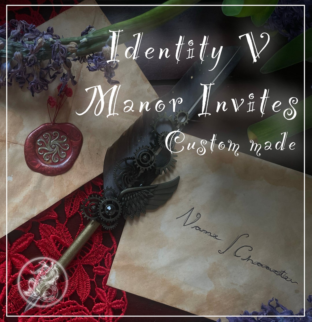 Identity V IDV Custom Manor Prop Invites | Your Name or an Idv ...