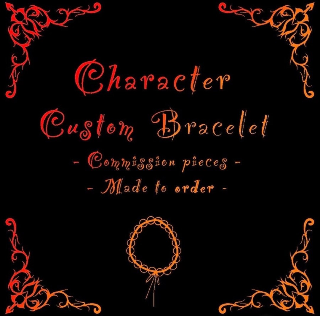 Custom Character Bracelet Commission // ANY FANDOM // - Etsy