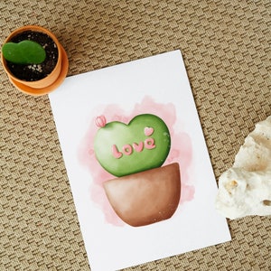 Number and English Alphabet on Cactus Clipart, English Clipart Bundle ...