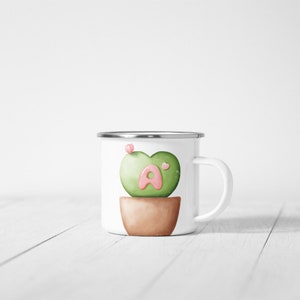 Number and English Alphabet on Cactus Clipart, English Clipart Bundle ...