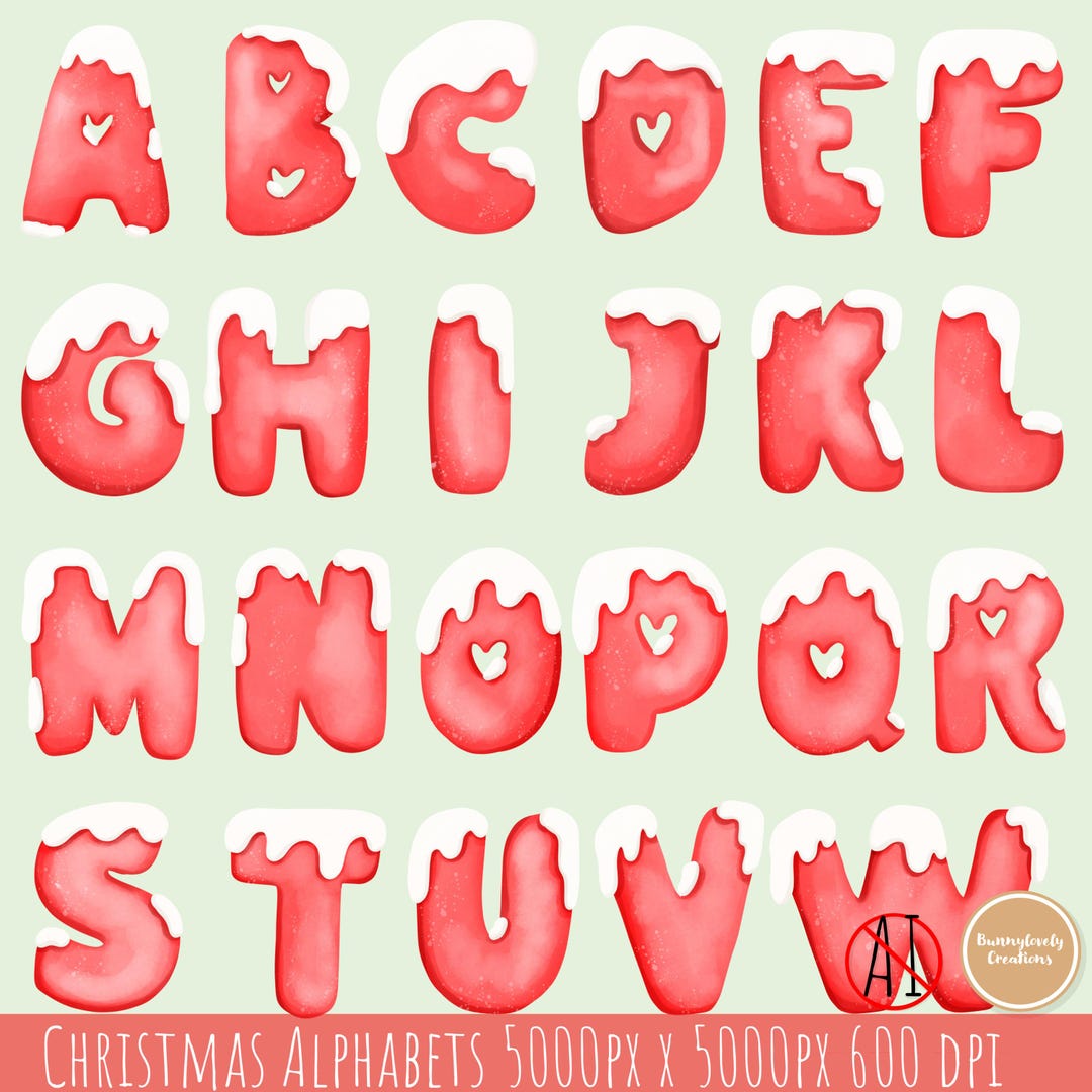 Christmas Alphabet PNG, Christmas Alphabets Clipart, Merry Christmas ...