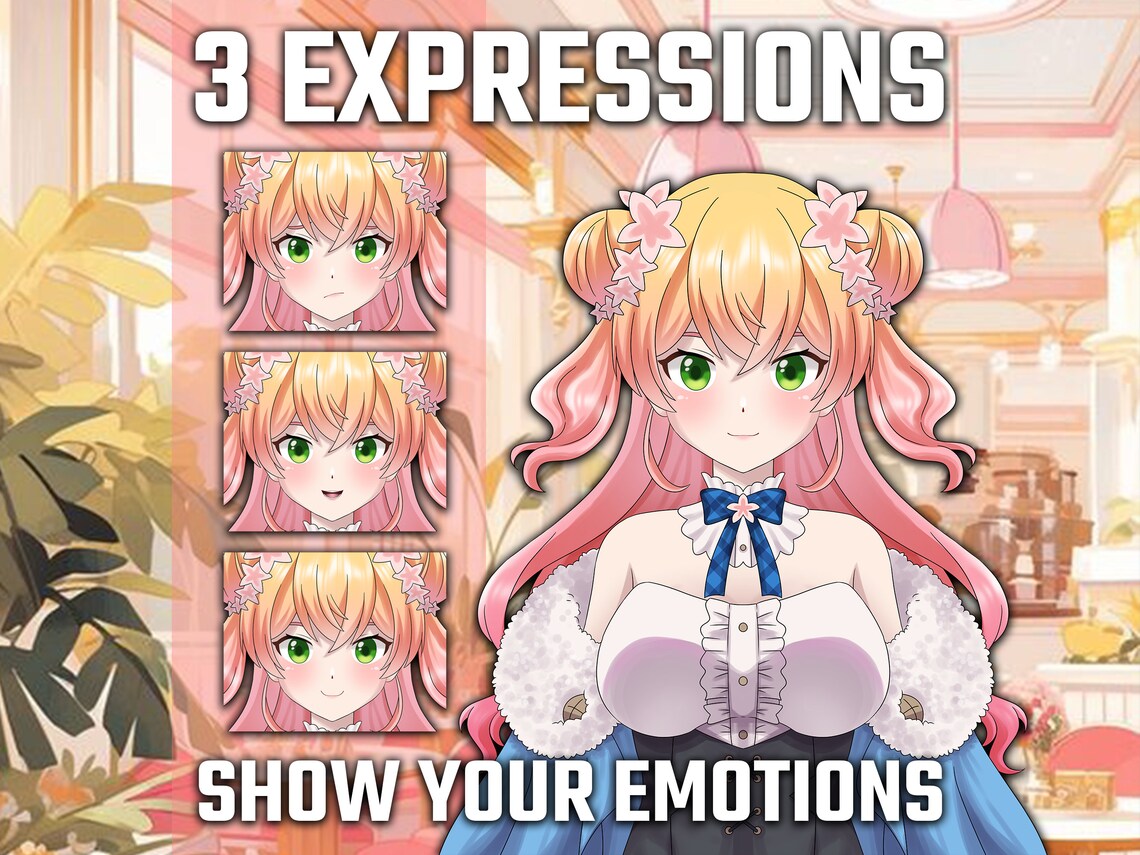 Premade Vtuber Model, Live2d Vtuber Model and Rigging Included, Vtuber ...