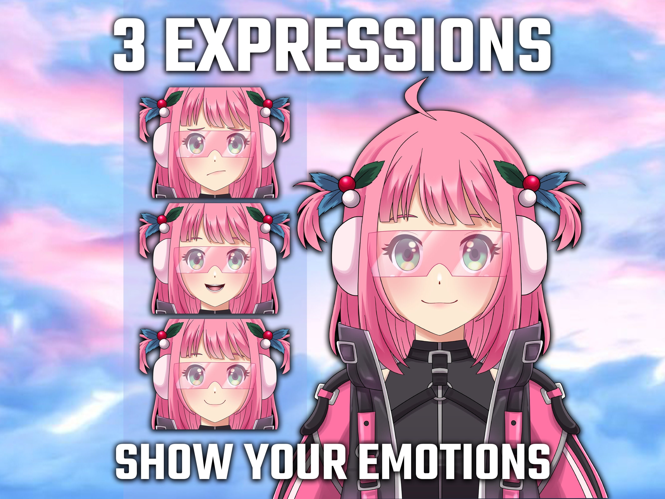 Premade Vtuber Model, Live2d Vtuber Model and Rigging Included, Vtuber ...