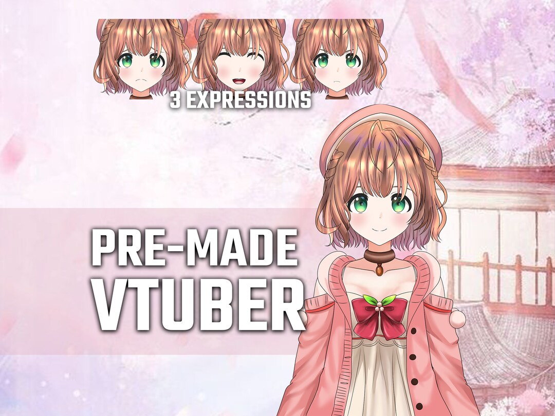 Premade Vtuber Model, Live2D Vtuber Model and Rigging Included, Vtuber Model Adopt with Vtuber ...