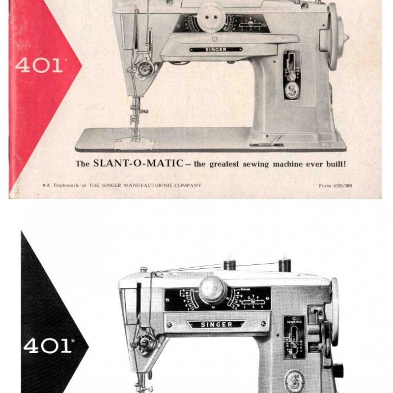 Singer 401 Sewing Machine - Etsy