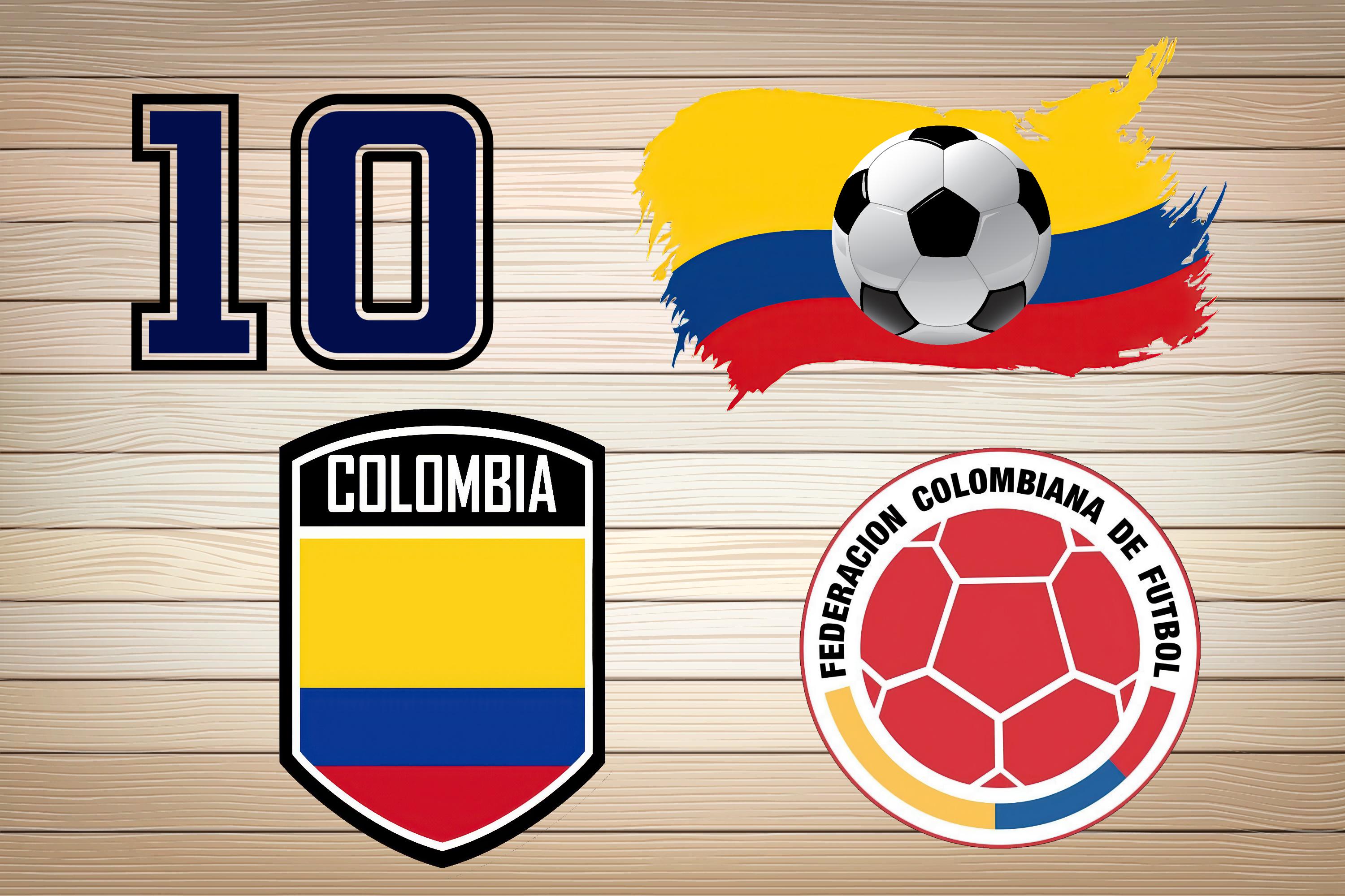 4 X Colombia Flag Futbol Soccer Franela Colombia PNG Files Mens Womens ...