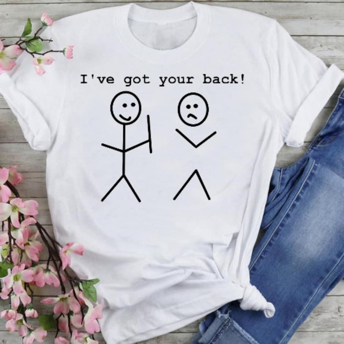 2 X Funny I've Got Your Back Stick SVG PNG Files Stick Figure People ...