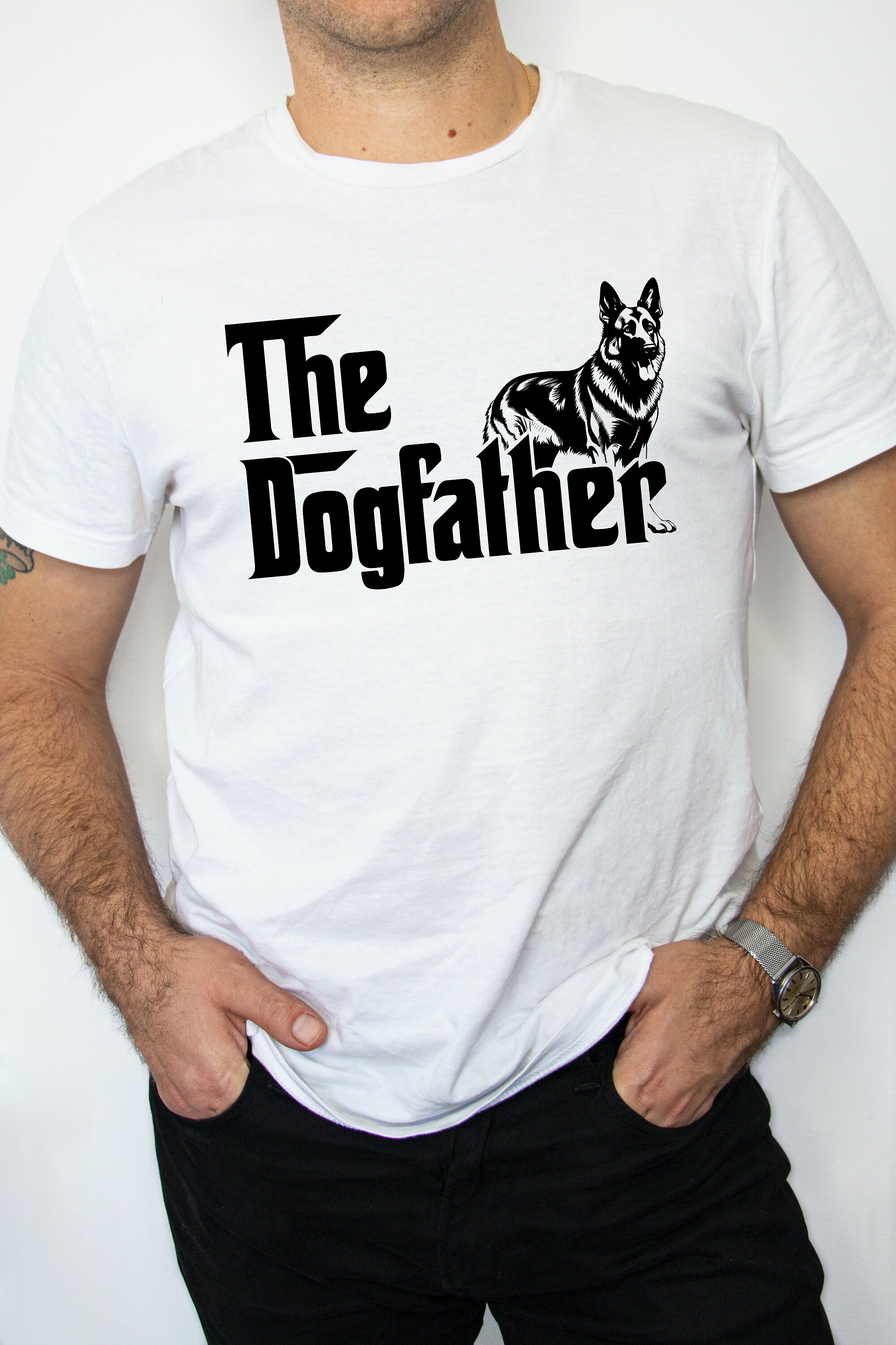 4 X the Dogfather PNG SVG Files Dad Dog Funny Dad Gift File Gift for ...