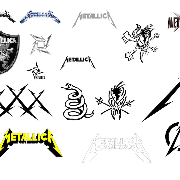 Metallica Logo Svg Files - Etsy