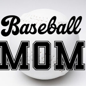 Baseball Mom PNG SVG File Mam Baseball Mama Sublimation Design Mothers ...