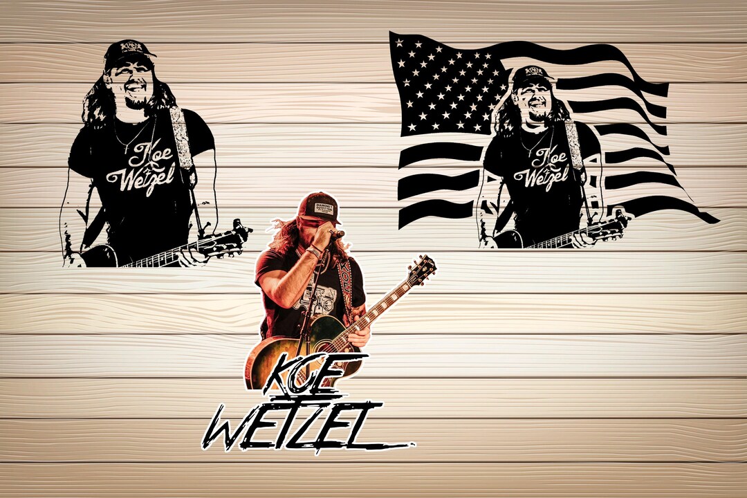 2 X Koe Wetzel PNG File Design + Koe Wetzel Country Signature File for T-shirt Digital Clipart ...