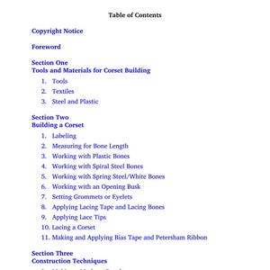 Digital Book - Corsets: Basics of Corset Building Historical Patterns ...