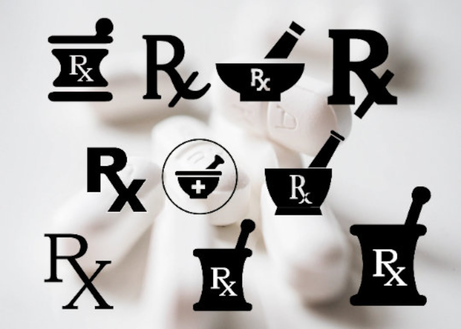 10 X Set Pharmacy Rx Symbol Medicine Symbols SVG PNG Pharmacy Chemist ...