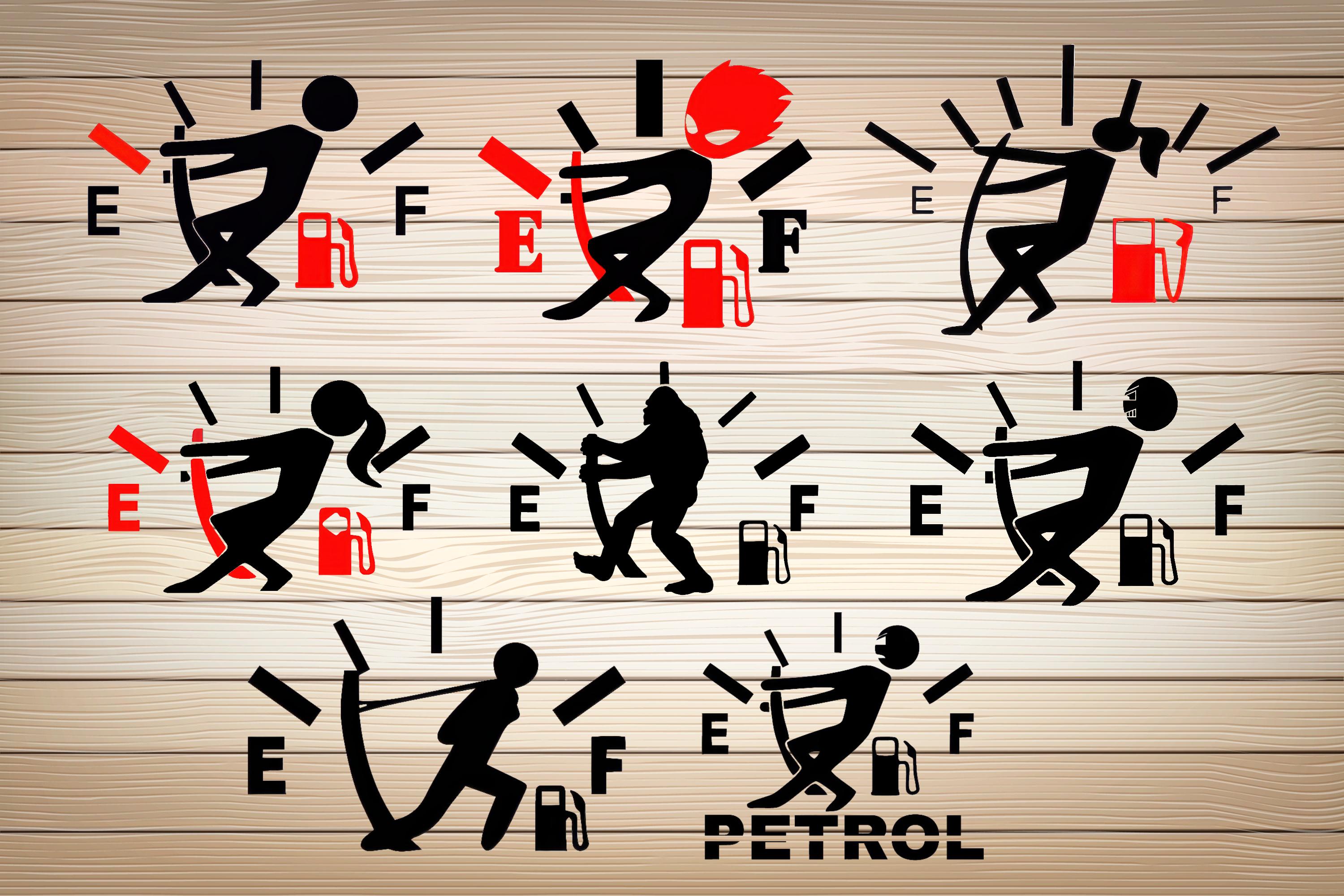 8 X Funny Gas Tank Svg Downloads Files PNG SVG, Gas Needle, Fuel Gauge ...