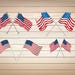 4 X USA Crossed Flags SVG PNG Files for Shirts United States Flag Svg ...