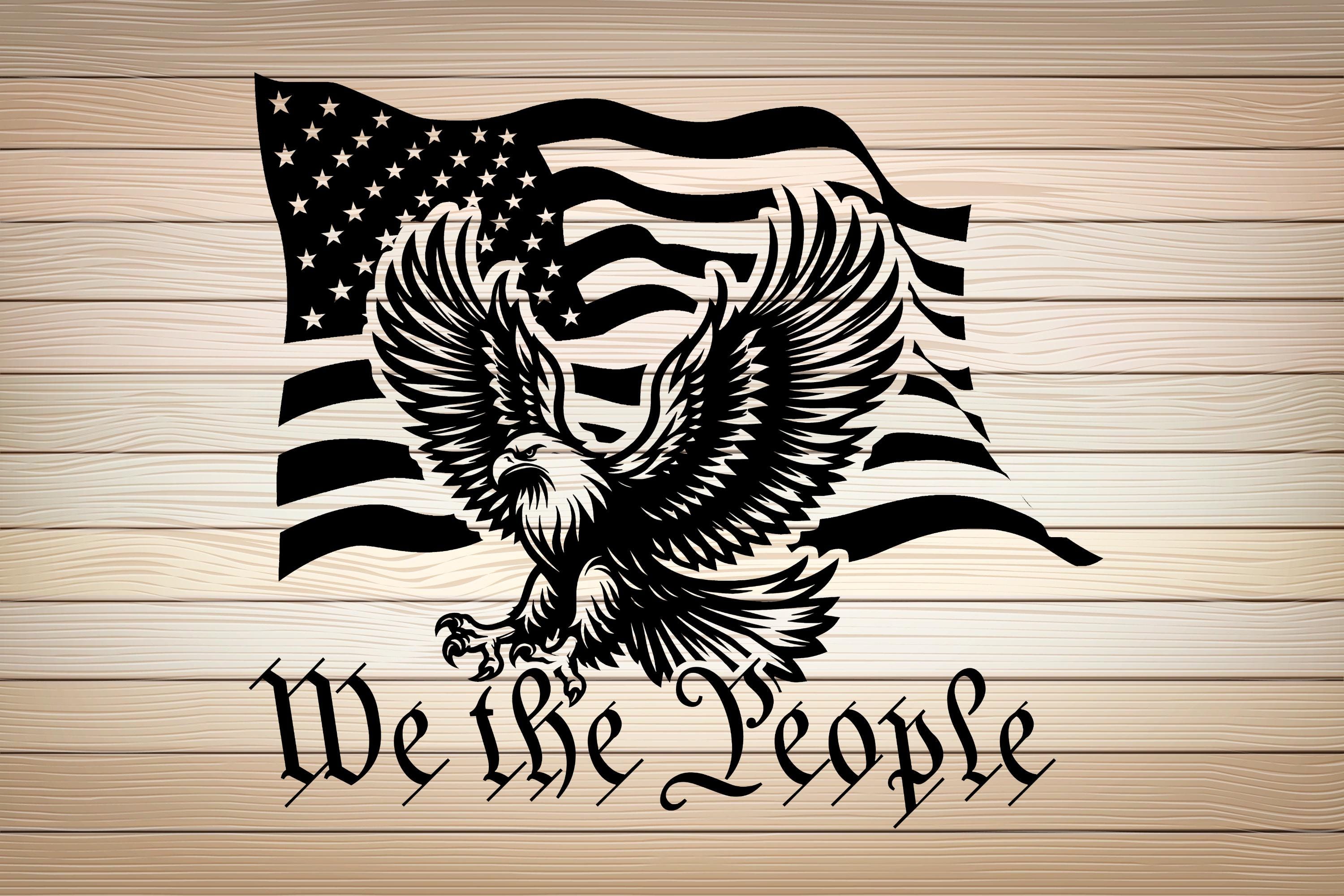 US Flag We the People PNG SVG File United States Constitution Svg ...