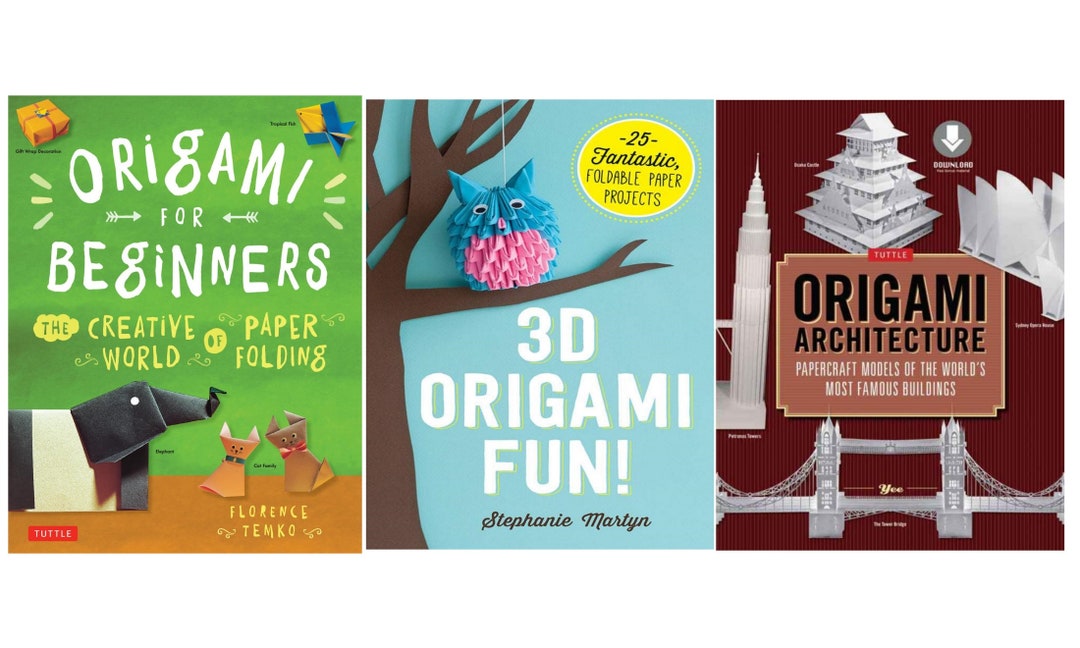 3 X Origami Books Origami for Beginners, 3D Origami Fun, Origami ...