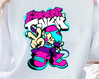 Friday Night Funkin, Friday Night Funkin Boyfriend Shirt, Fnf Game ...