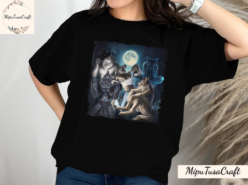 Wolf Ripping Shirt Meme Funny, Offensive Gifts Shirts, Oddly Specific ...