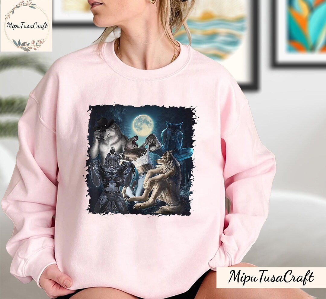 Wolf Ripping Shirt Meme Funny, Offensive Gifts Shirts, Oddly Specific ...