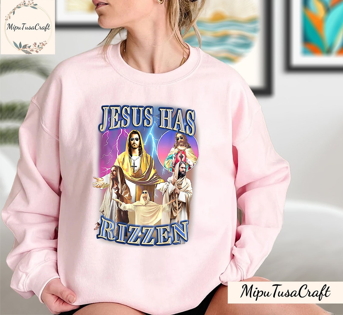 Jesus Has Rizzen Shirt He is Rizzen Jesus Rizz Tshirt Funny - Etsy Canada