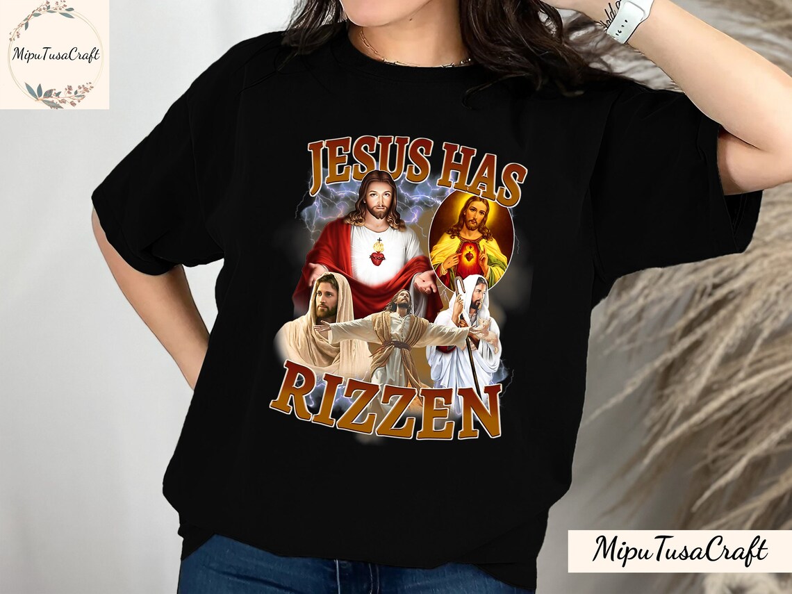 Jesus Has Rizzen Jesus Cool Funny T-shirt, Sweatshirt, Hoodie - Etsy