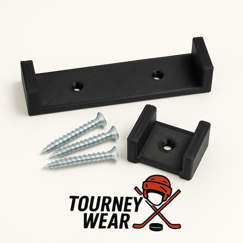 Goalie Hockey Stick Display Brackets | Wall Mount Holder for Goalie ...