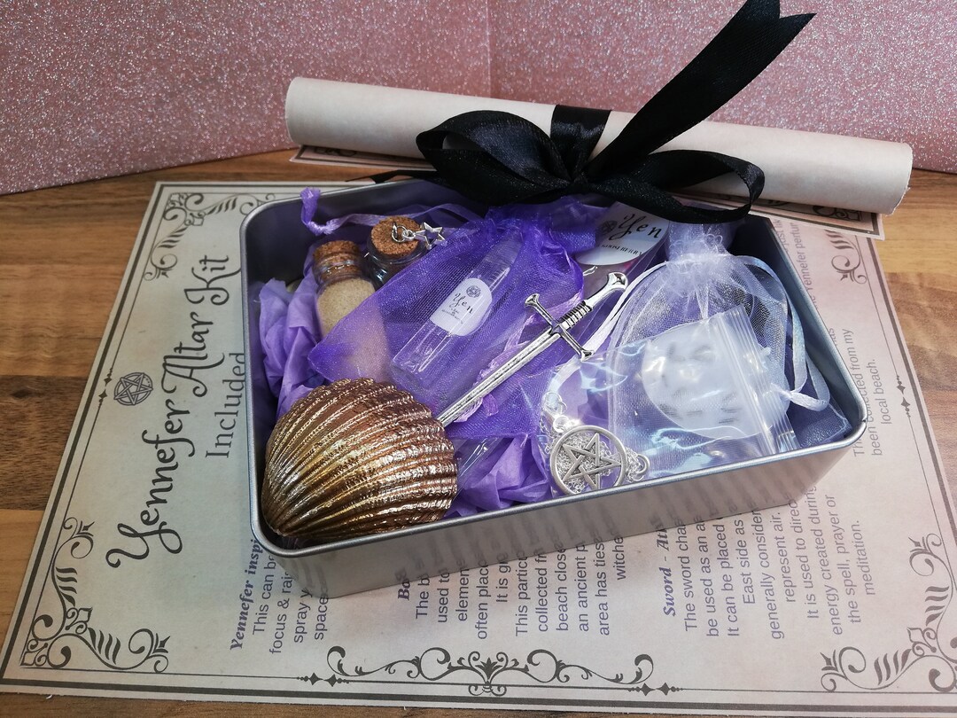 Yennefer Inspired Altar Kit With Perfume: Witcher Travel Altar - Etsy UK