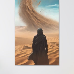 Frank Herbert Dune Wall Art Depicting Epic Paul Atreides Muad'dib and ...