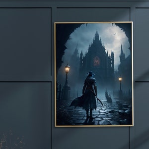 Bloodborne Wall Art Printable Digital Instant Download Art for Gamers ...