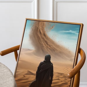 Frank Herbert Dune Wall Art Depicting Epic Paul Atreides Muad'dib and ...
