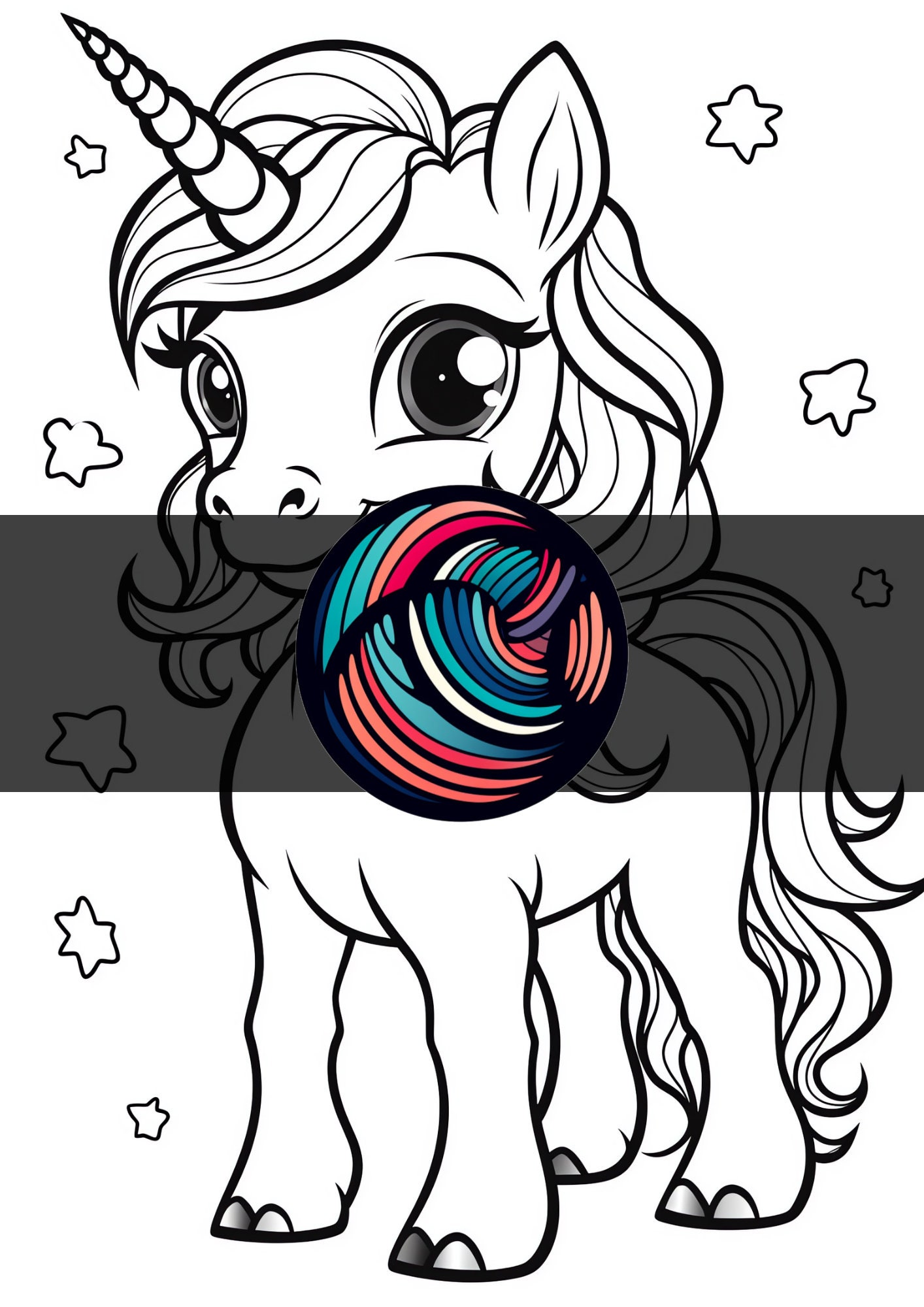Cute Mythical Creatures Coloring Pages for Kids Spend - Etsy Australia