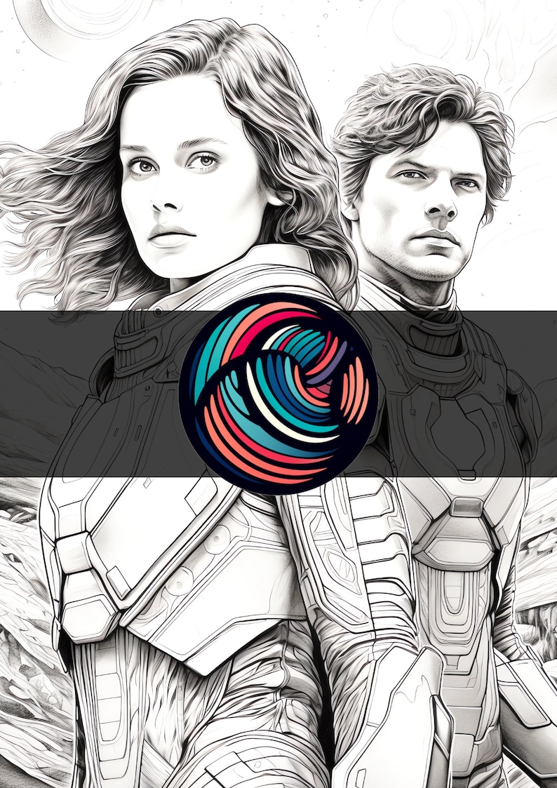 Dune Coloring Pages PDF File for Those Who Love Arrakis and Beloved ...