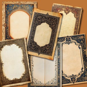 25 Arabic Manuscripts Blank Pages - A4 300 DPI Printable Journal Kit ...