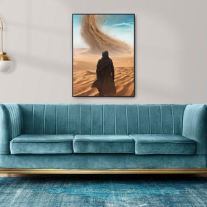 Frank Herbert Dune Wall Art Depicting Epic Paul Atreides Muad'dib and ...