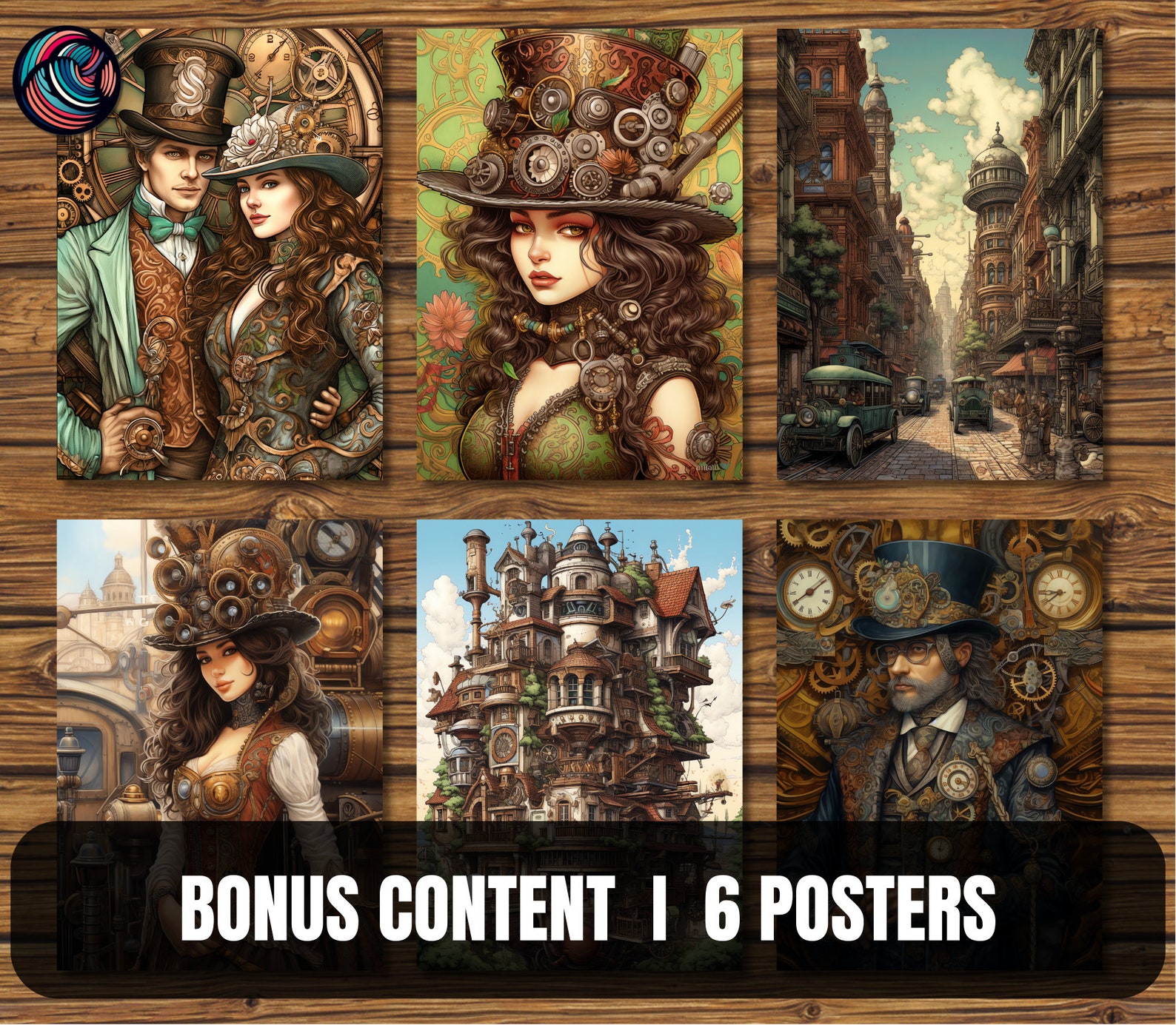 40 Steampunk Coloring Pages for Adults Ideal for Indoor Activities and ...