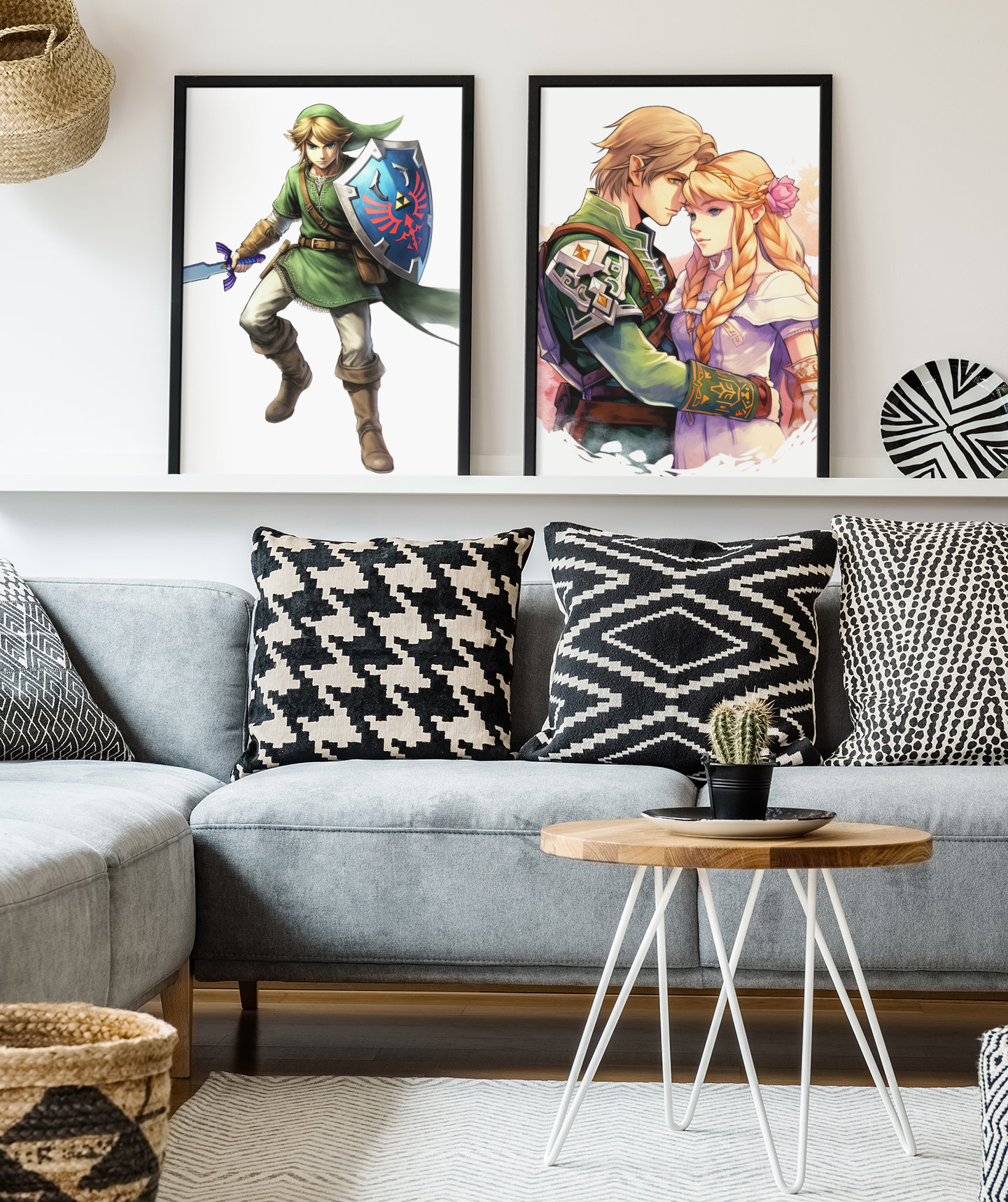 Legend of Zelda Clipart Bundle for Gaming Room Decoration, Stickers ...