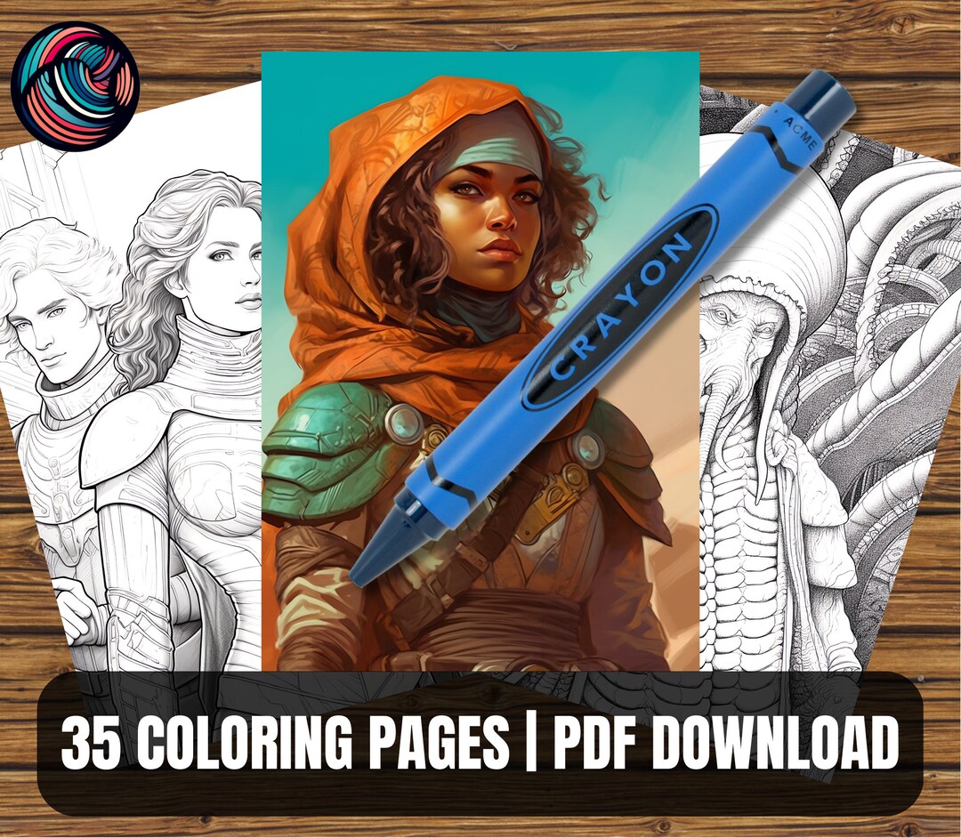 Dune Coloring Pages PDF File for Those Who Love Arrakis and Beloved ...