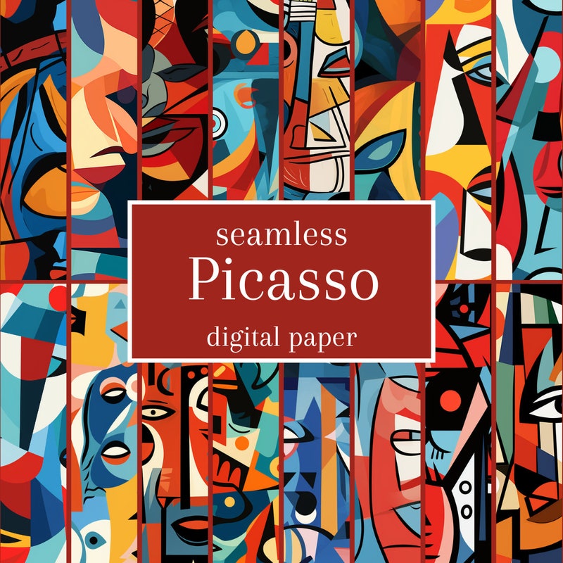 Picasso Fabric - Etsy