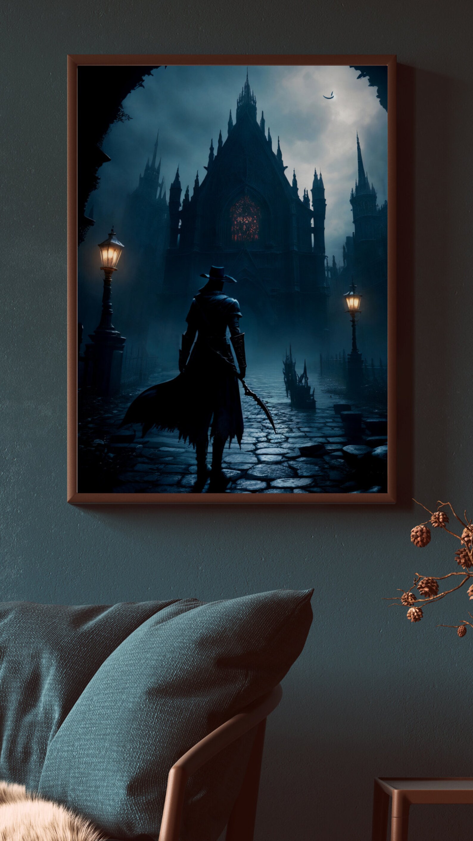 Bloodborne Wall Art Printable Digital Instant Download Art for Gamers ...