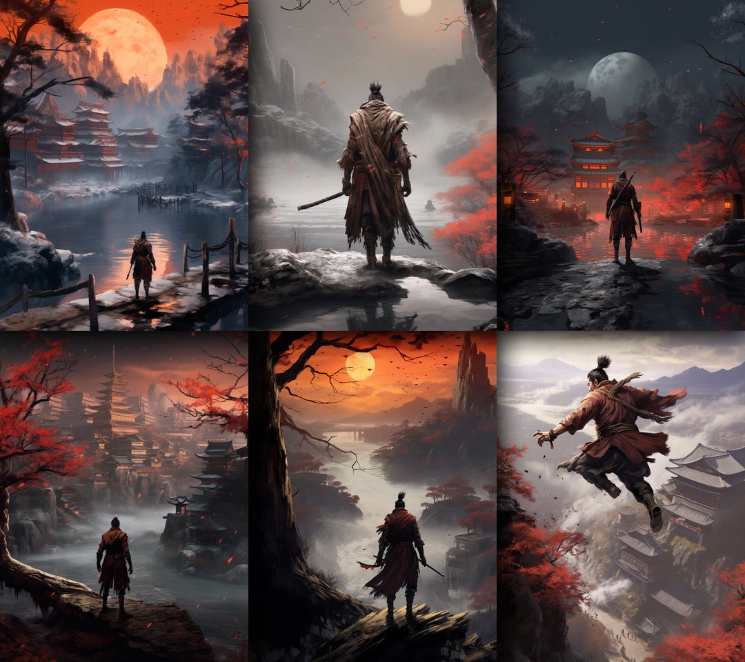 Sekiro Digital Bundle Concept Art Ideal for Posters, Mugs, Tumblers or ...