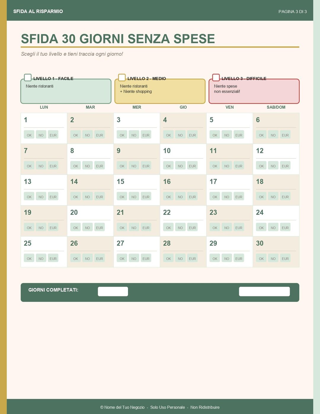 Kit Risparmio 2026: Sfida Delle 52 Settimane E Fondo Di Emergenza ...