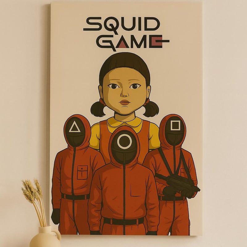 Squids Game Poster - Etsy